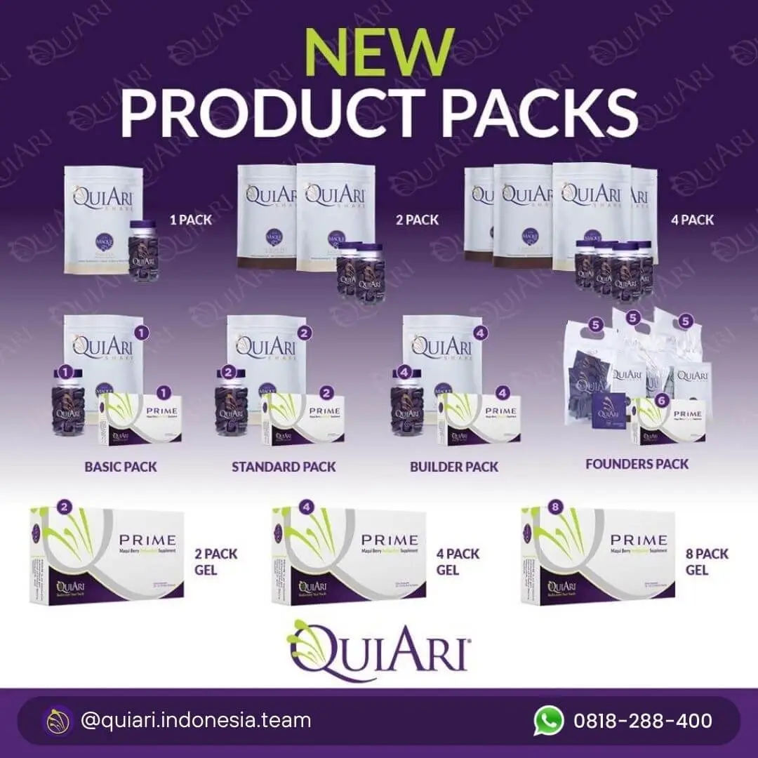 Harga Paket Promotor Join QuiAri - Bisnis QuiAri Indonesia